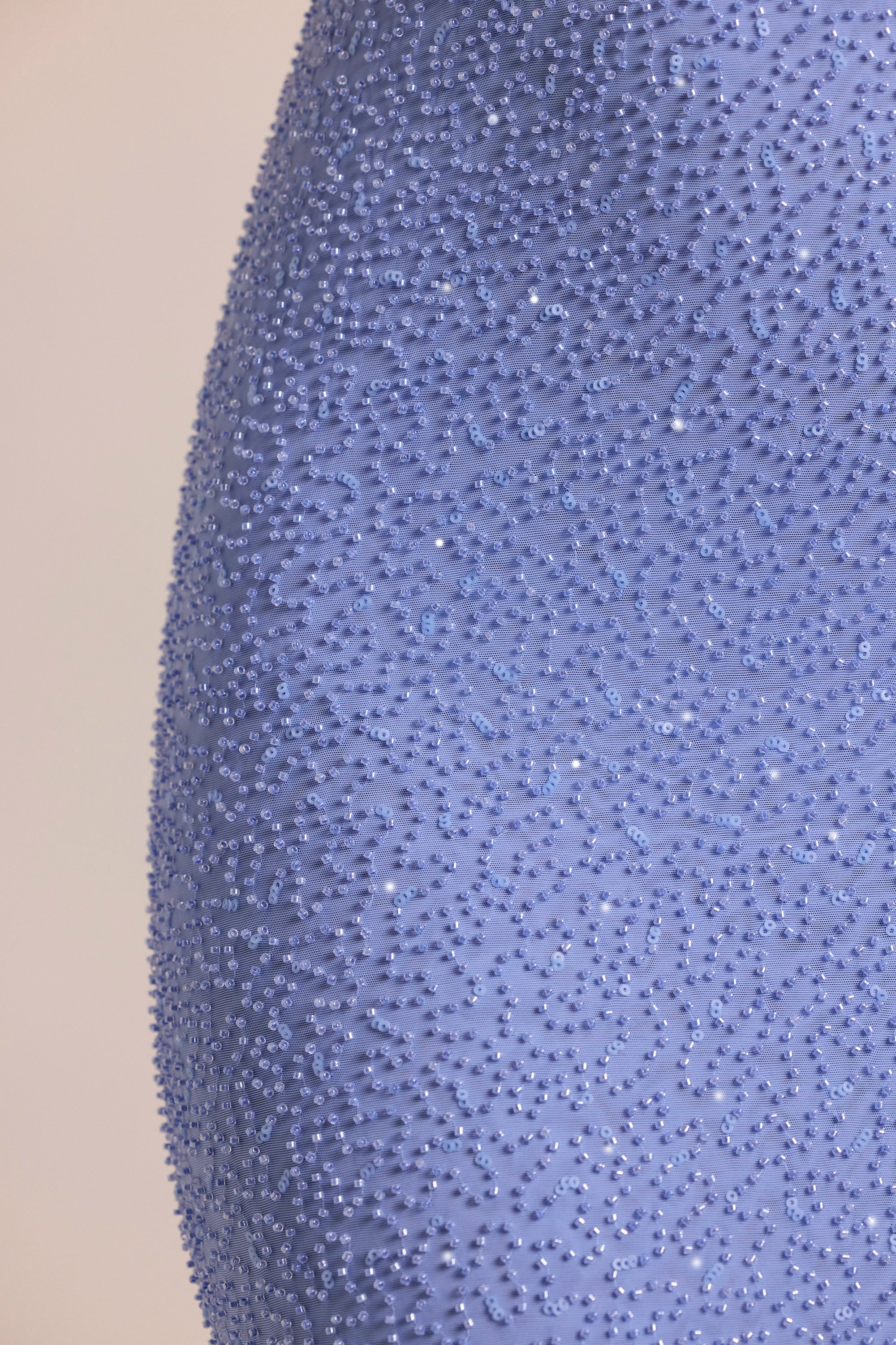 Monte Carlo Embellished Cowl Neck Maxi Dress in Powder Blue | Oh Polly