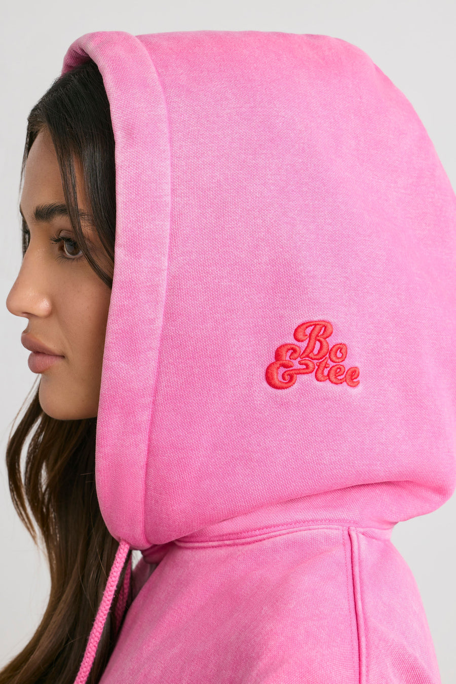 Sunday Love Oversized Hoodie In Hot Pink Oh Polly 0183