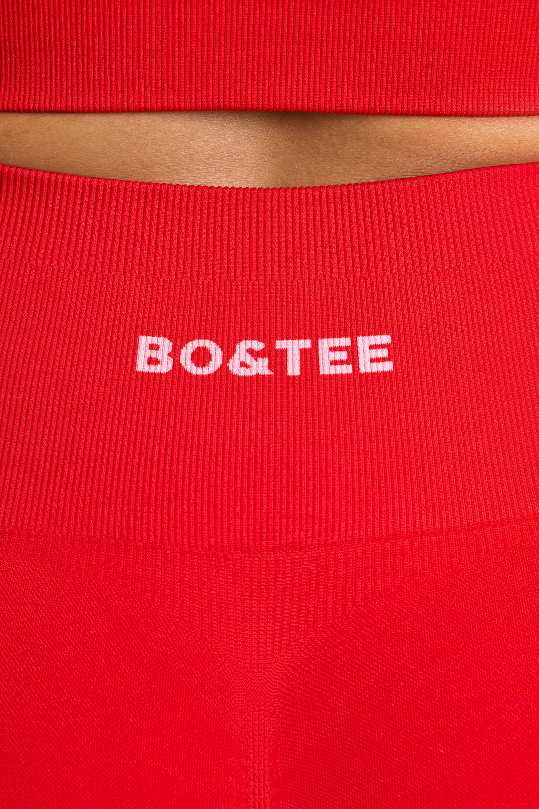Crush High-Waist Define Luxe Mini Shorts in Red | Oh Polly