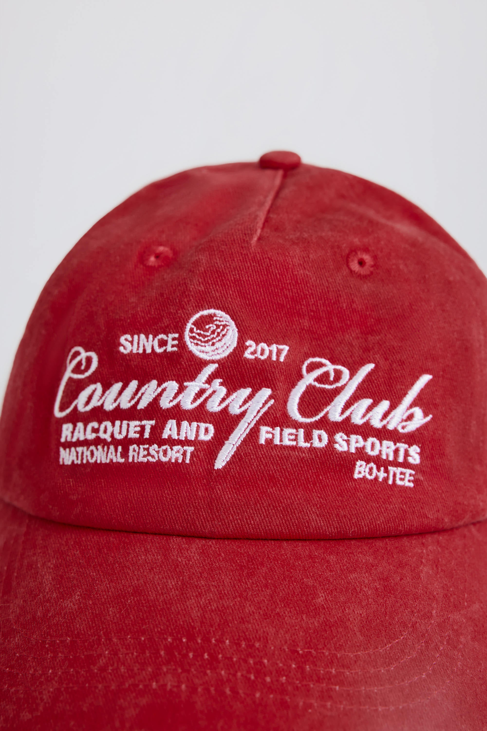 Baseball Cap in Dark Red | Oh Polly