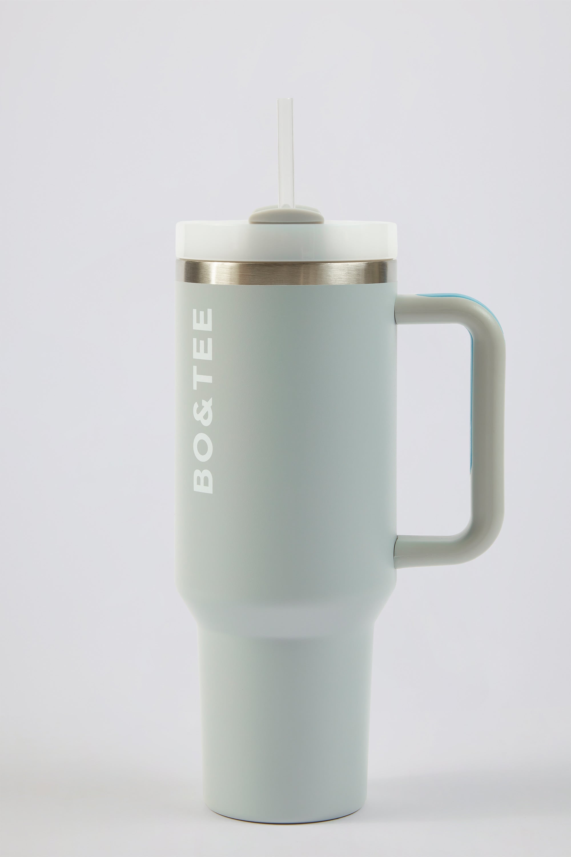 Stainless Steel Water Bottle in Light Blue | Bo&Tee – Oh Polly US